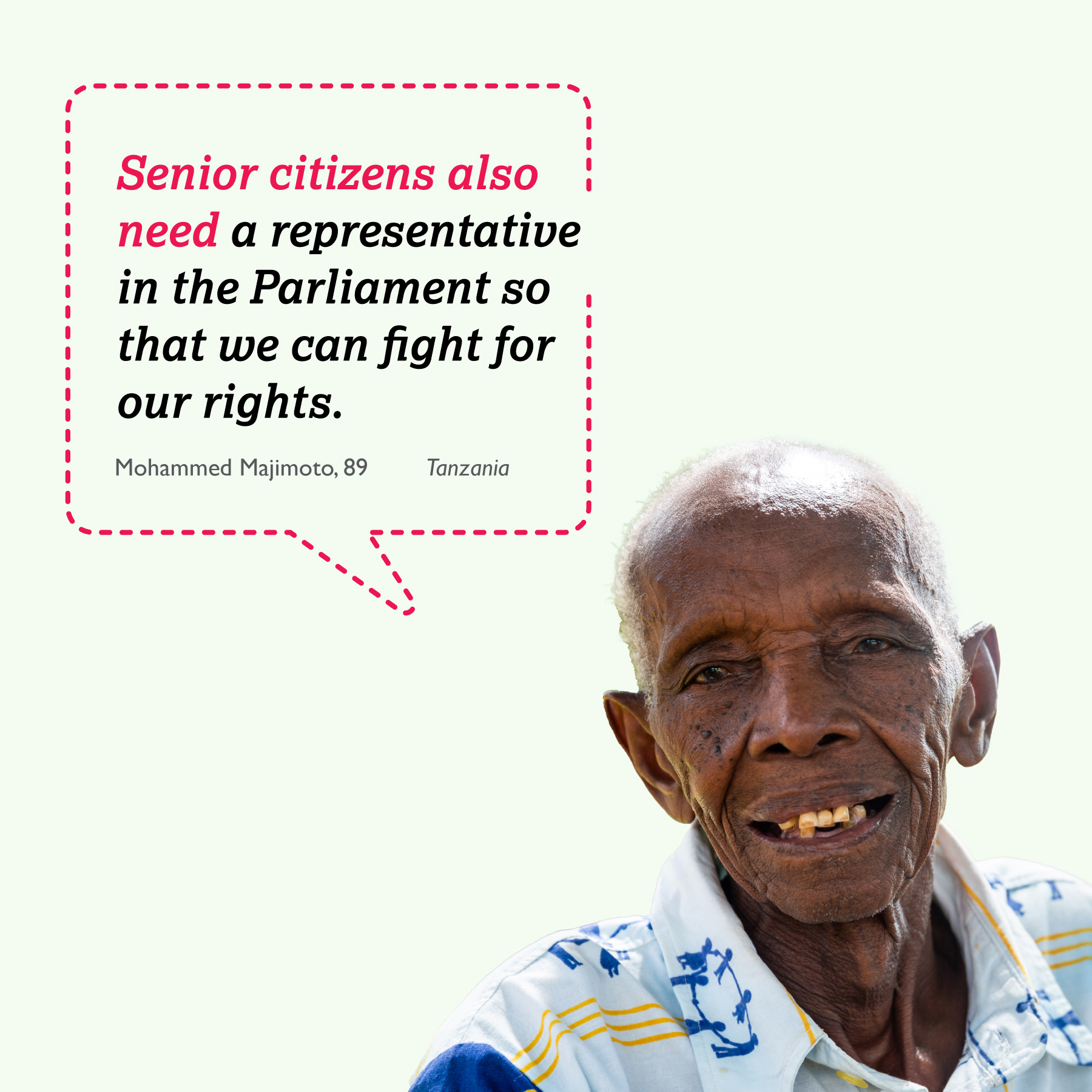 Advancing equality for older people - HelpAge International