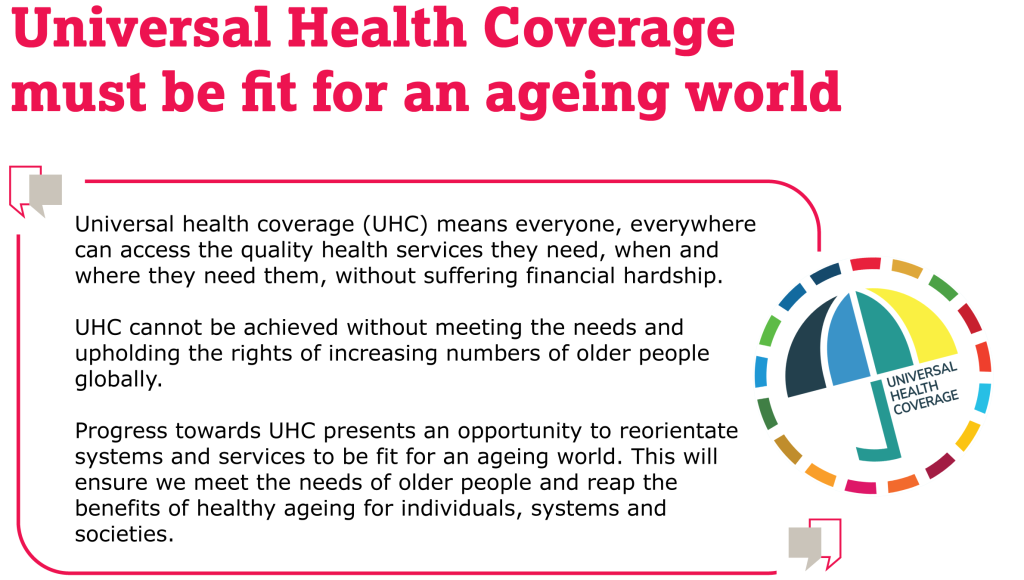 Universal Health Coverage infographic - HelpAge International